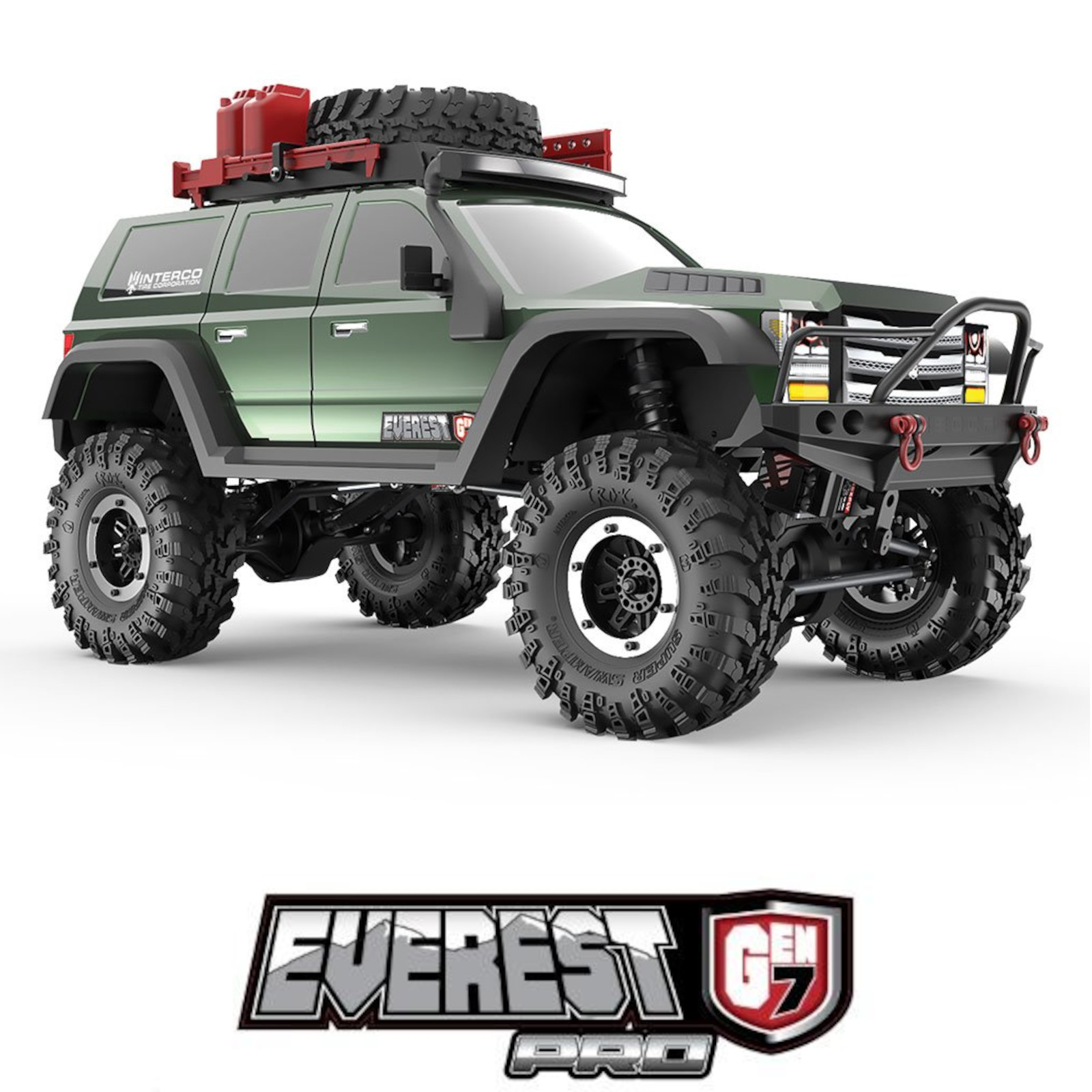 Redcat Racing Everest Gen7 Pro 1/10 Electric R/C Scale Crawler (Green ...