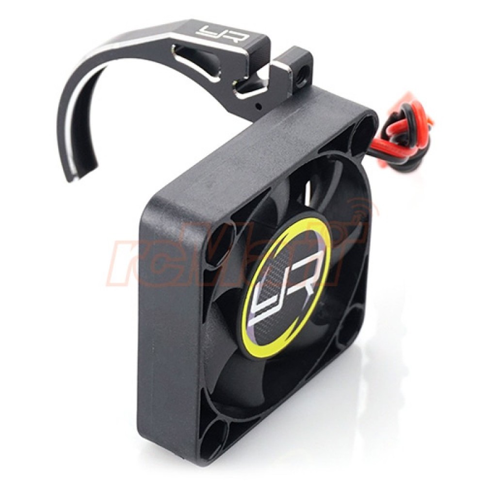 Yeah Racing Aluminum 7075 Fan Mount w/ 40mm Tornado Fan for 540 Motor ...
