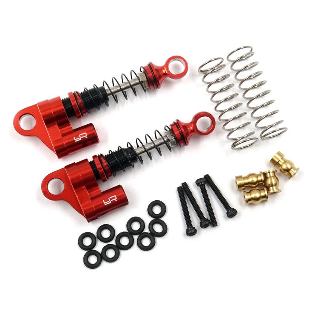 Yeah Racing Aluminum Shock Pair for Axial SCX24 Red (AXSC-047RD ...