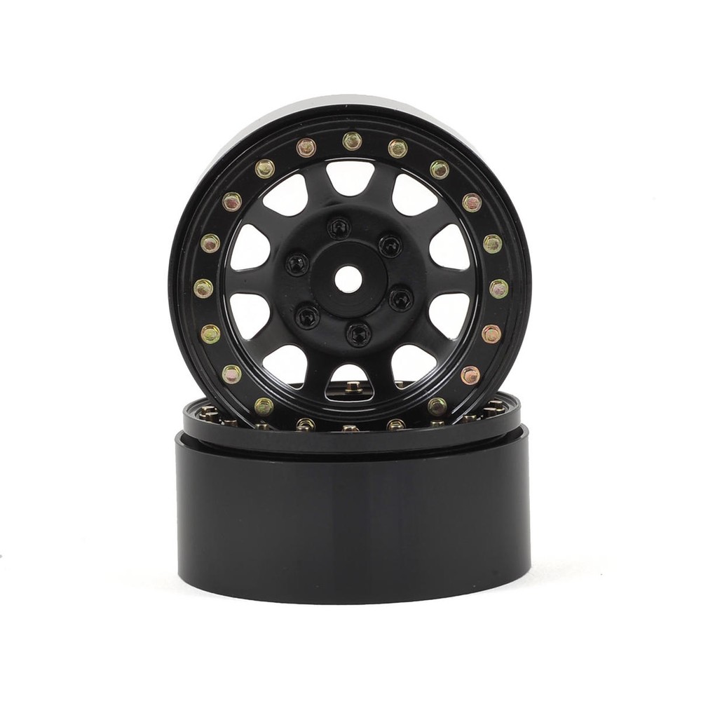 SSD RC D Hole 1.9 Steel Beadlock Crawler Wheels (Black) (2) SSD00003 ...