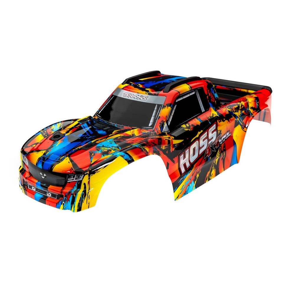 Traxxas Hoss 4X4 VXL Solar Flare Body (9011R) - Discount RC Parts