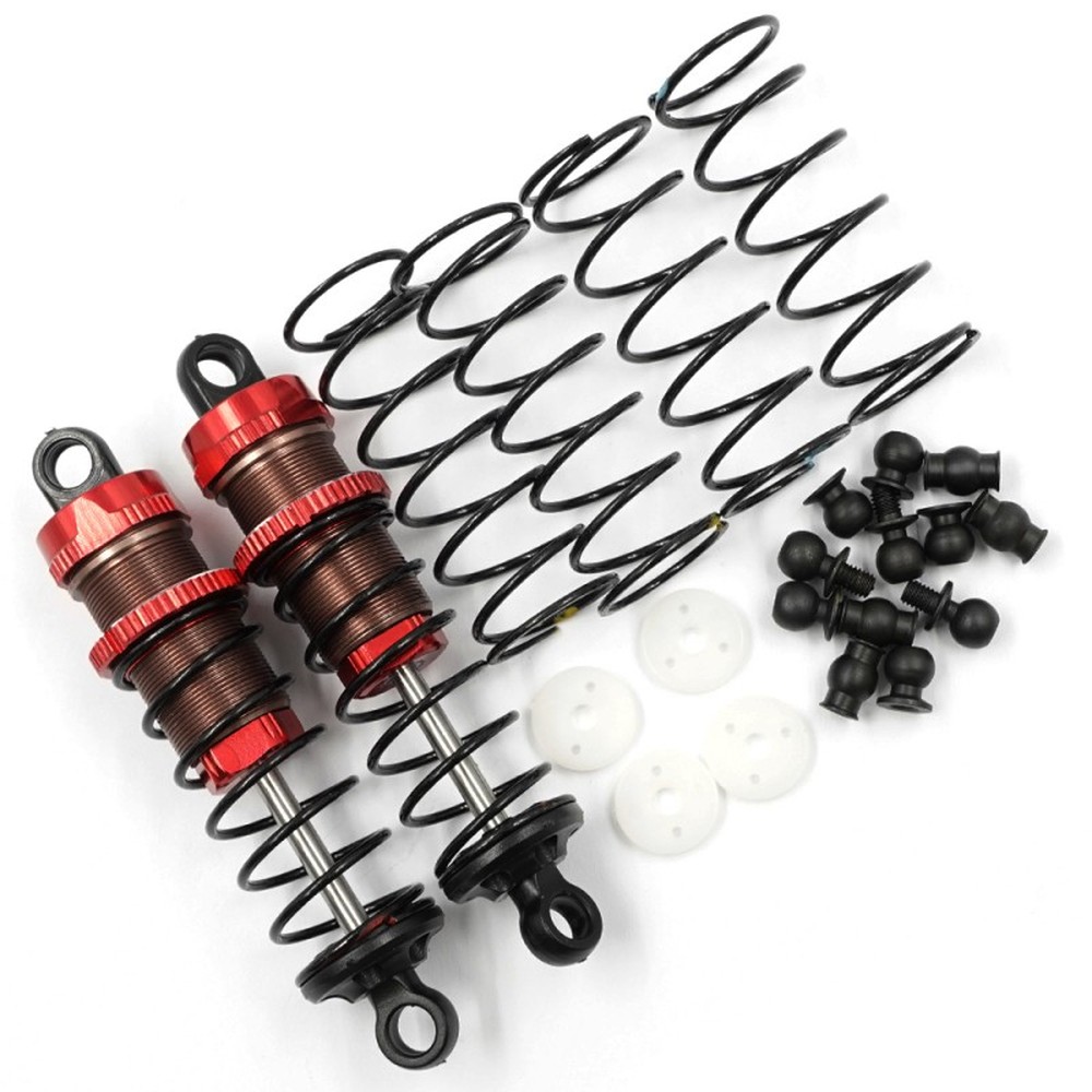 Yeah Racing Aluminum Big Bore Go 70mm Damper Set 2pcs Red BBG-0070RD ...