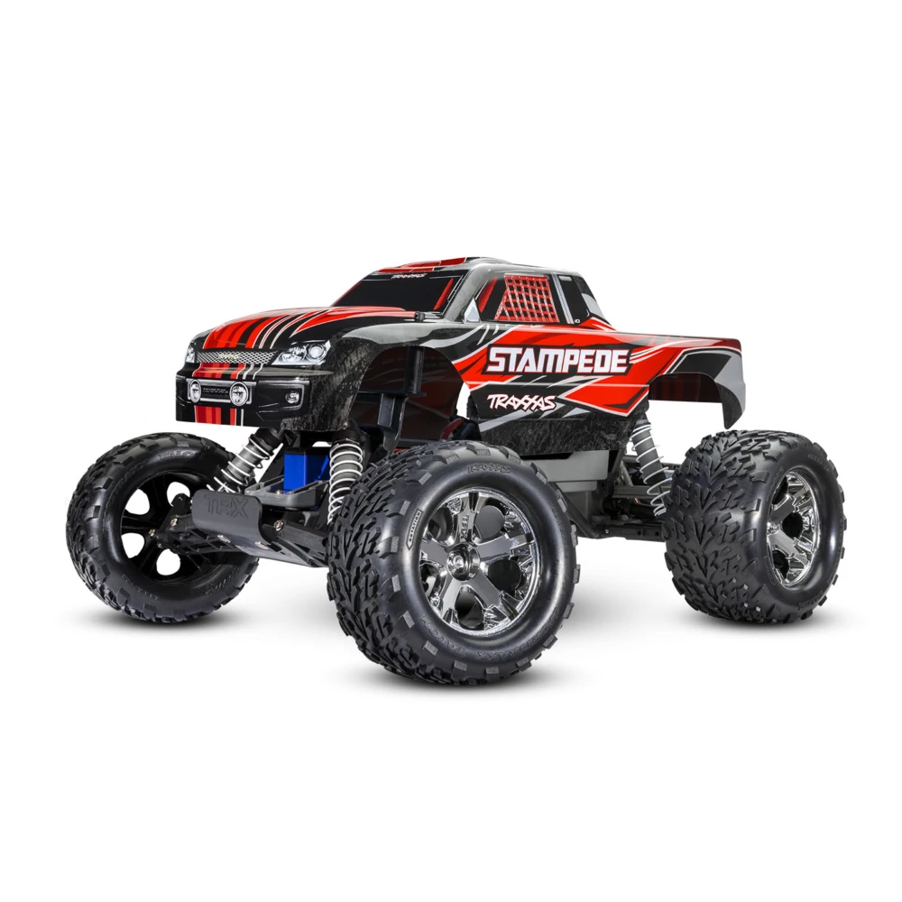 Traxxas Stampede XL-5 1/10 Monster Truck w/ USB-C (Red) - Discount RC Parts