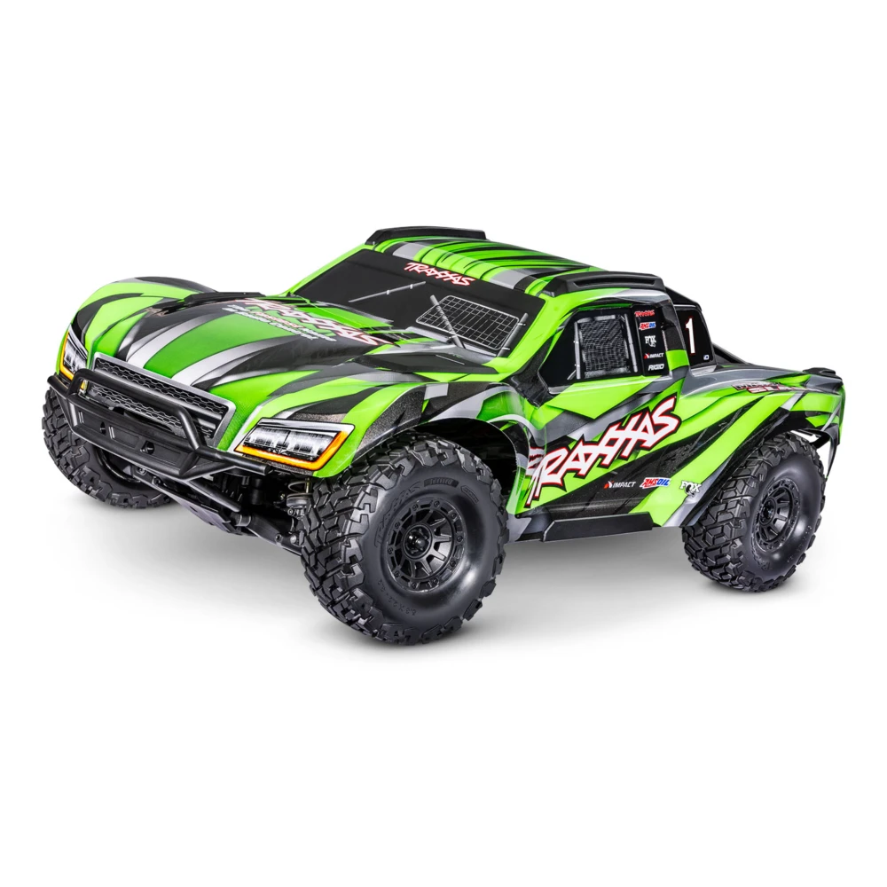 Traxxas Maxx Slash 6S 4X4 Brushless Short Course Truck (Green ...