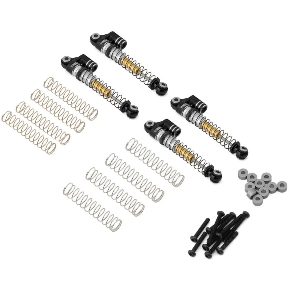 Treal Hobby FCX24 Threaded Double Barrel Aluminum Shocks (43mm) (Black ...